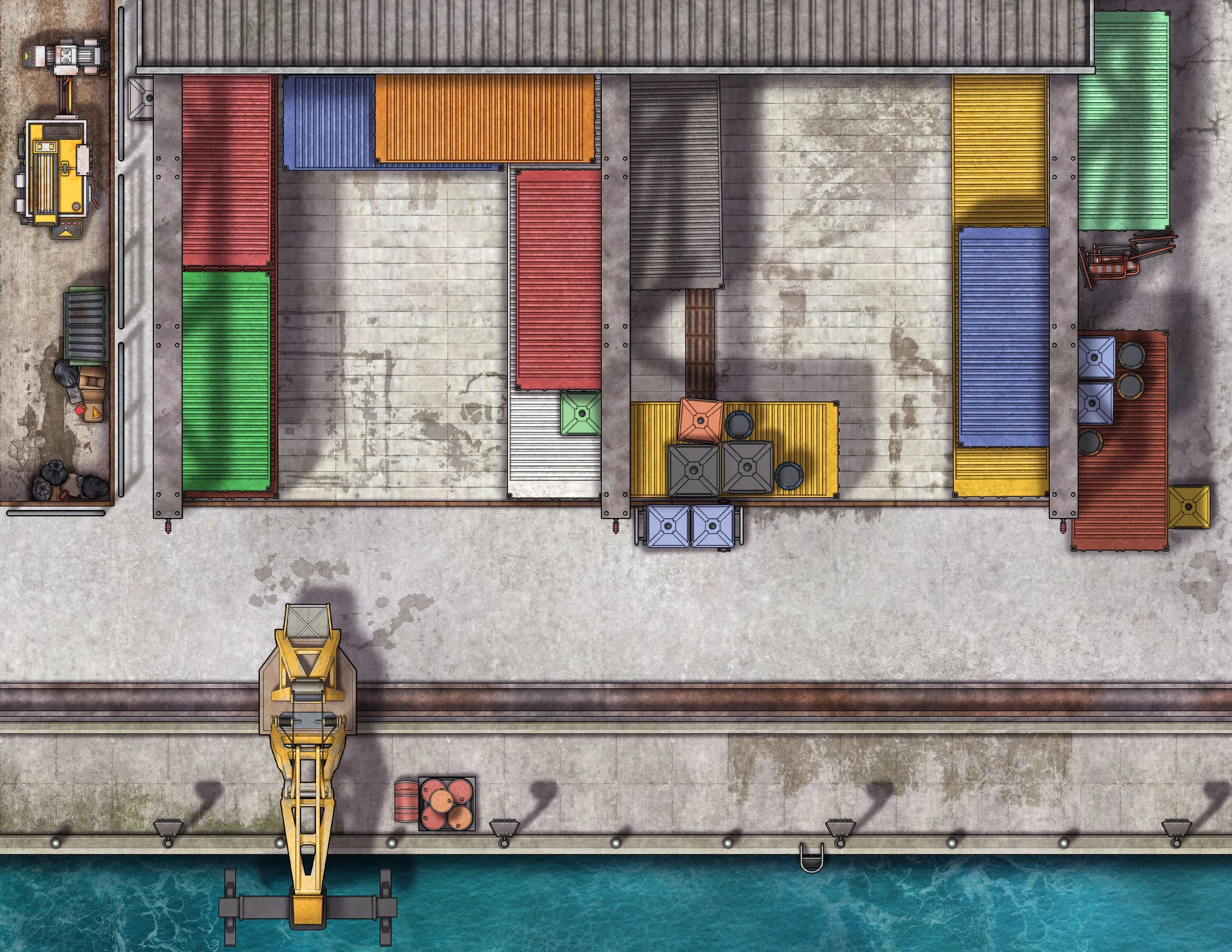 Free Modern City Streets TTRPG Battlemaps — Tom Cartos