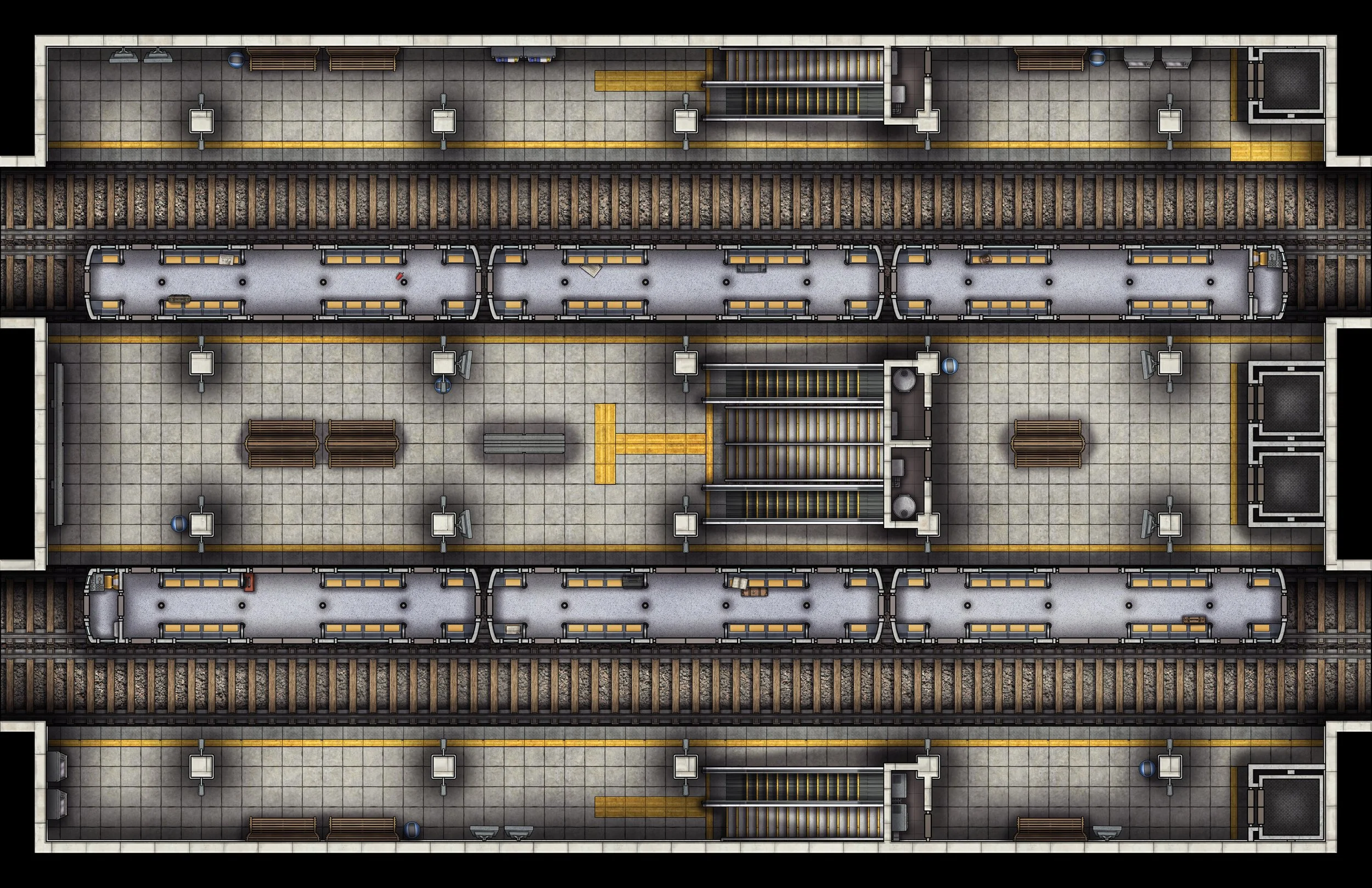 Modern Transport TTRPG Battlemaps & Assets — Tom Cartos