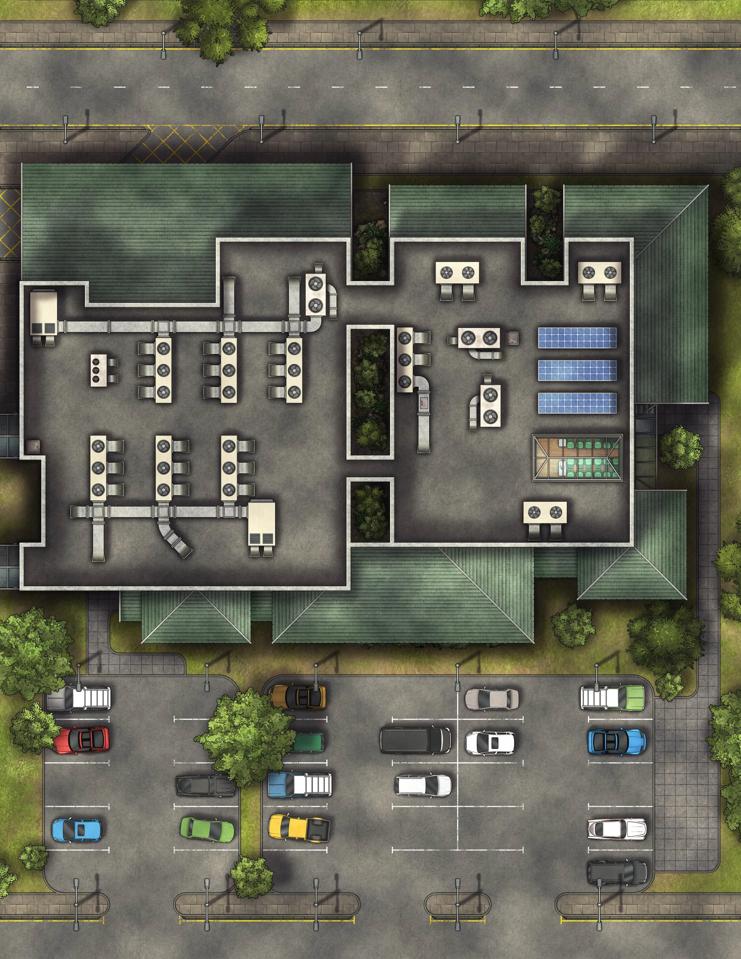 Modern TTRPG Battlemaps — Tom Cartos