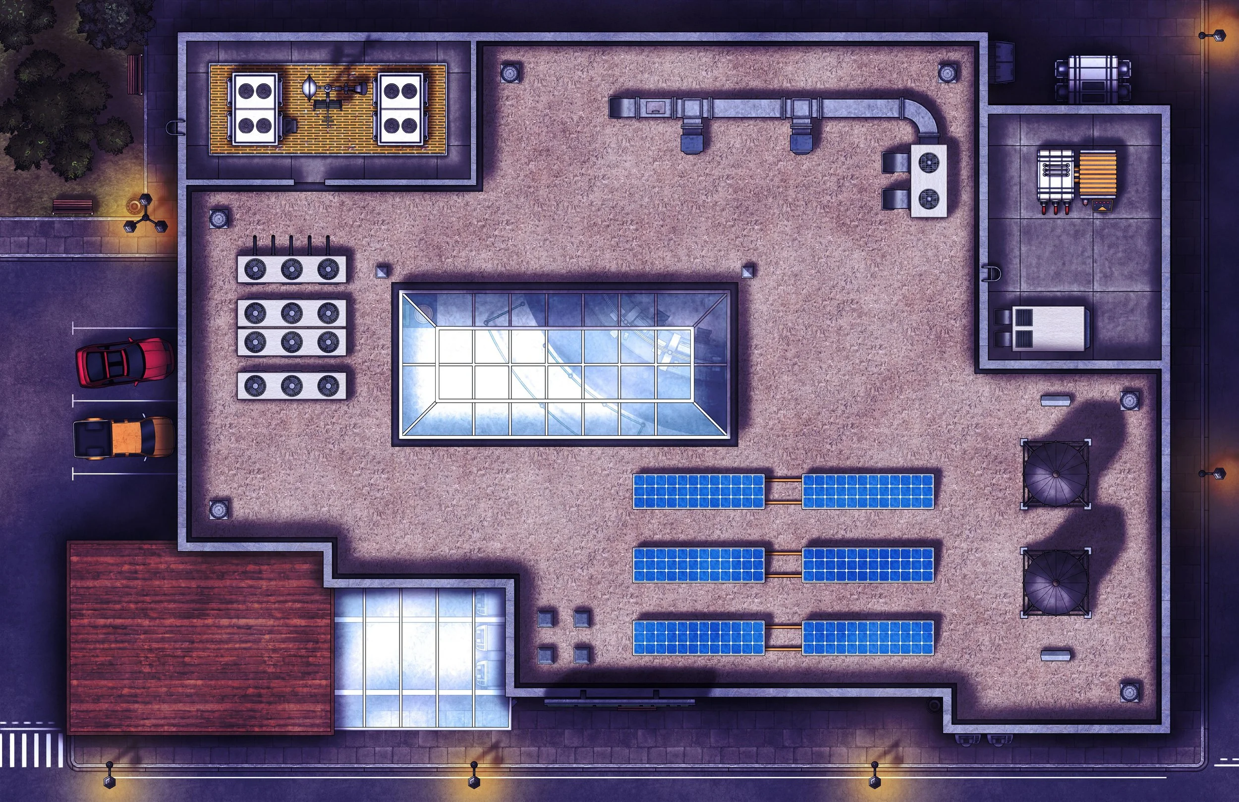 Free Modern Local Bank TTRPG Battlemaps — Tom Cartos