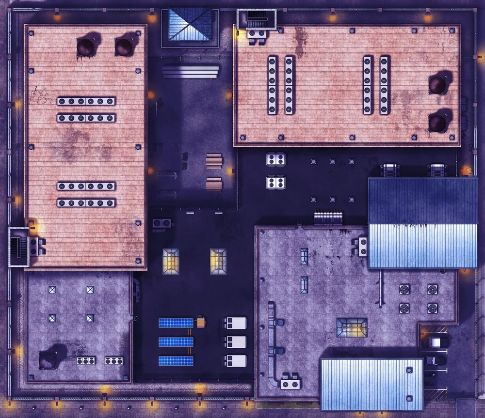 Free Modern Prison TTRPG Battlemaps — Tom Cartos