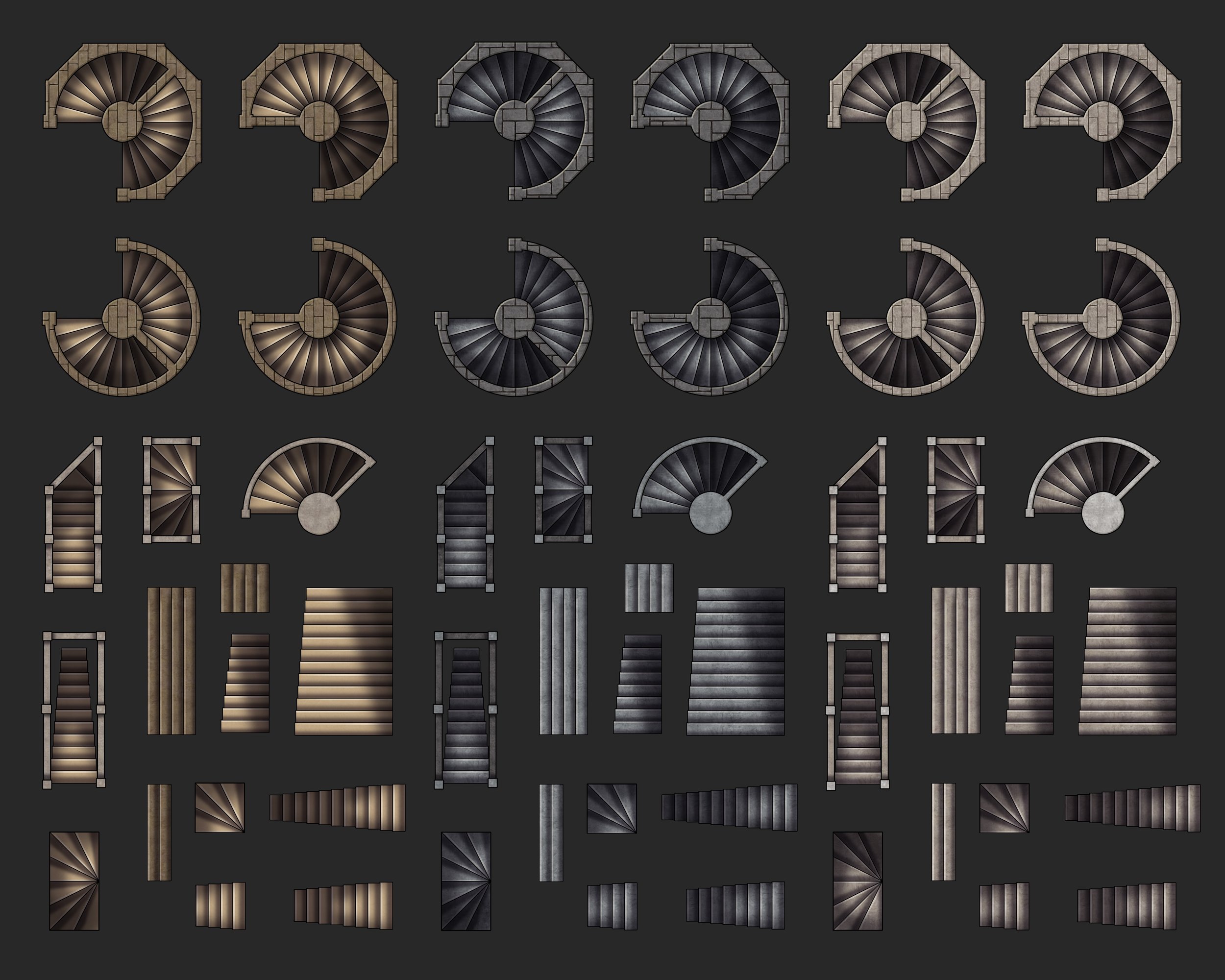 Free Modular Castle Tiles TTRPG Battlemap — Tom Cartos