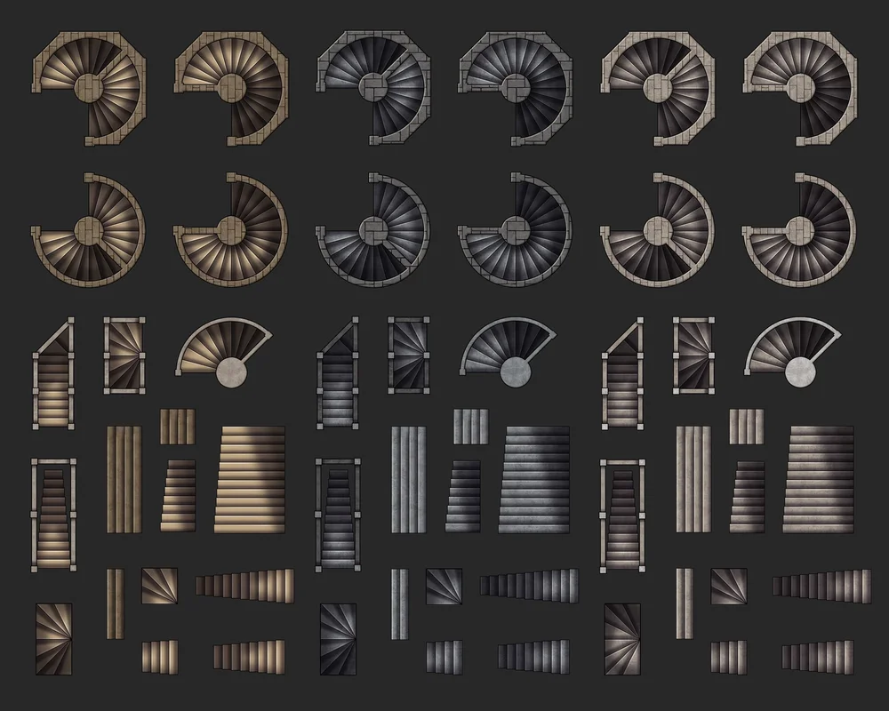 Free Modular Castle Tiles TTRPG Battlemap — Tom Cartos