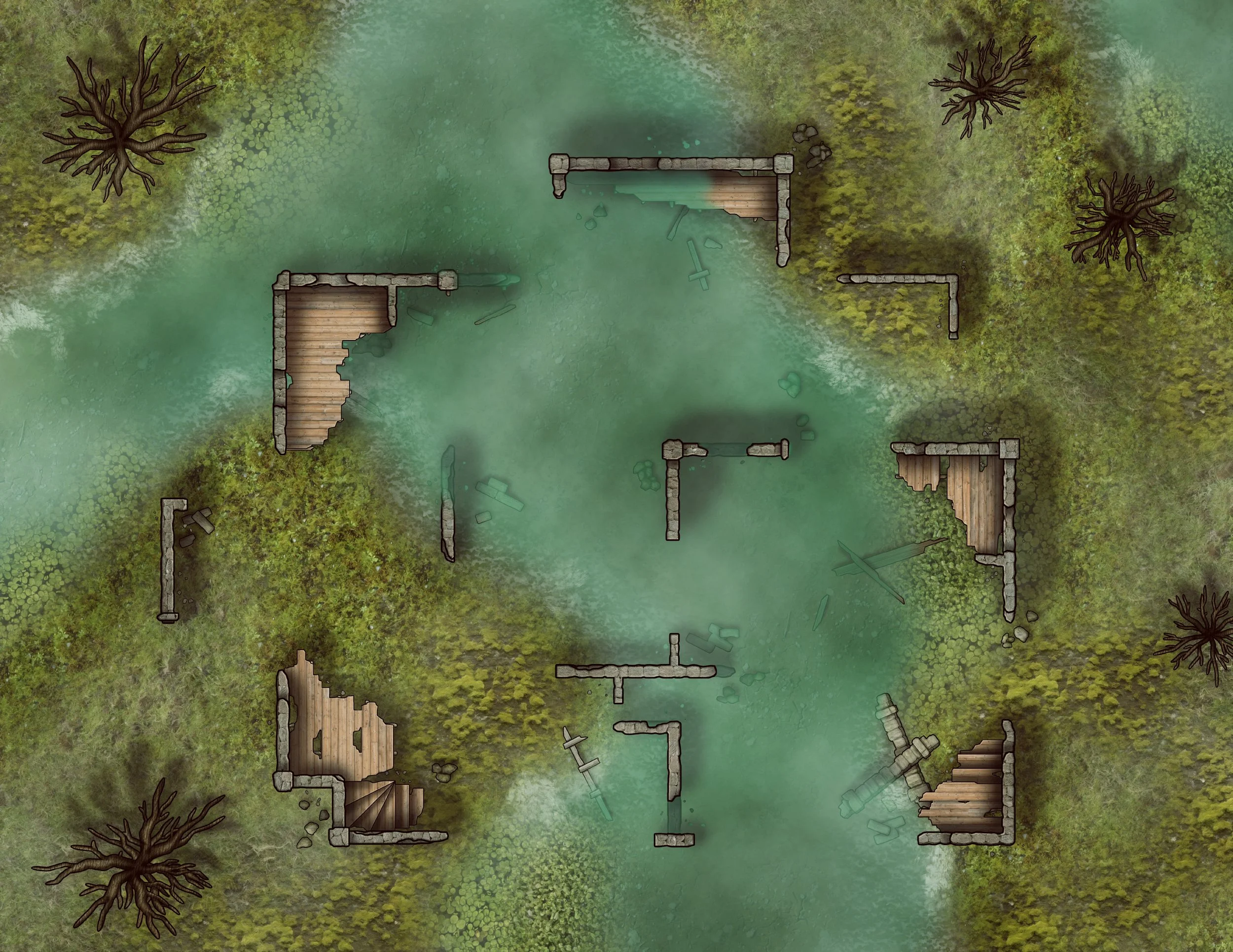 Random Encounter Battlemaps by Tom Cartos — Tom Cartos