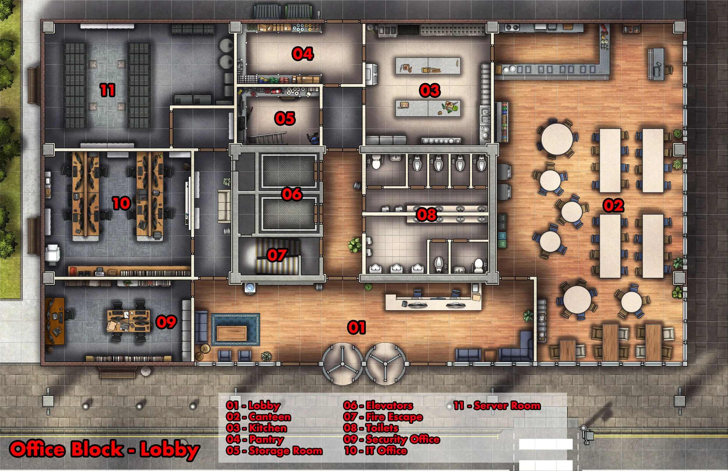 Modern TTRPG Battlemaps — Tom Cartos
