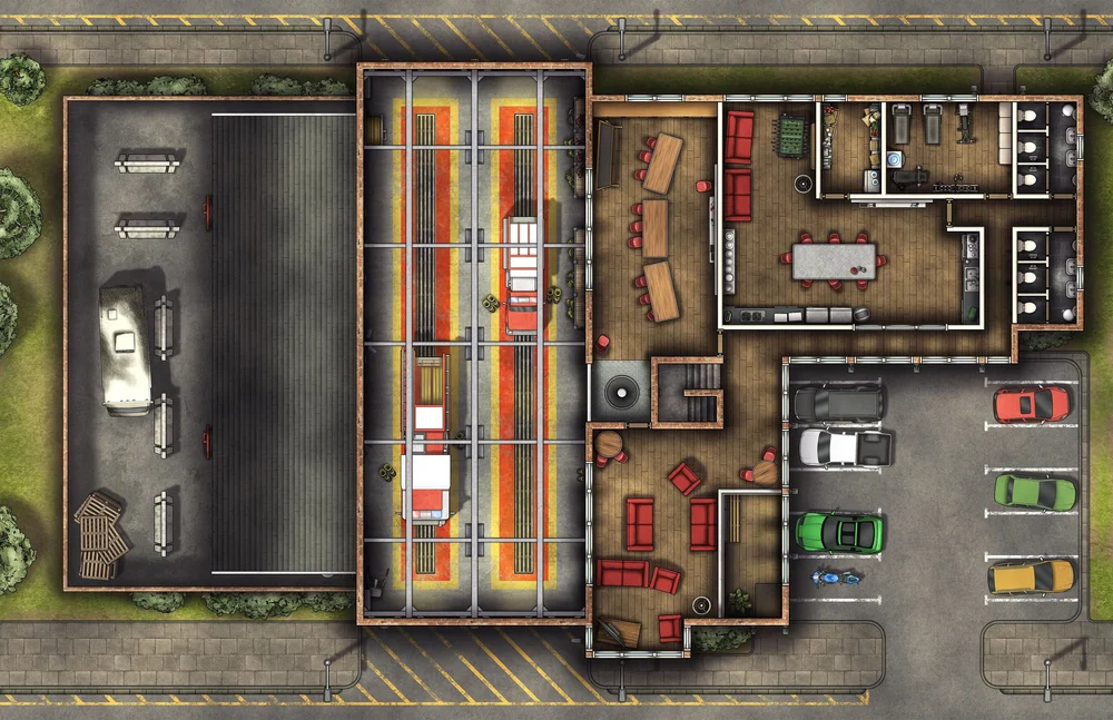 Modern TTRPG Battlemaps — Tom Cartos
