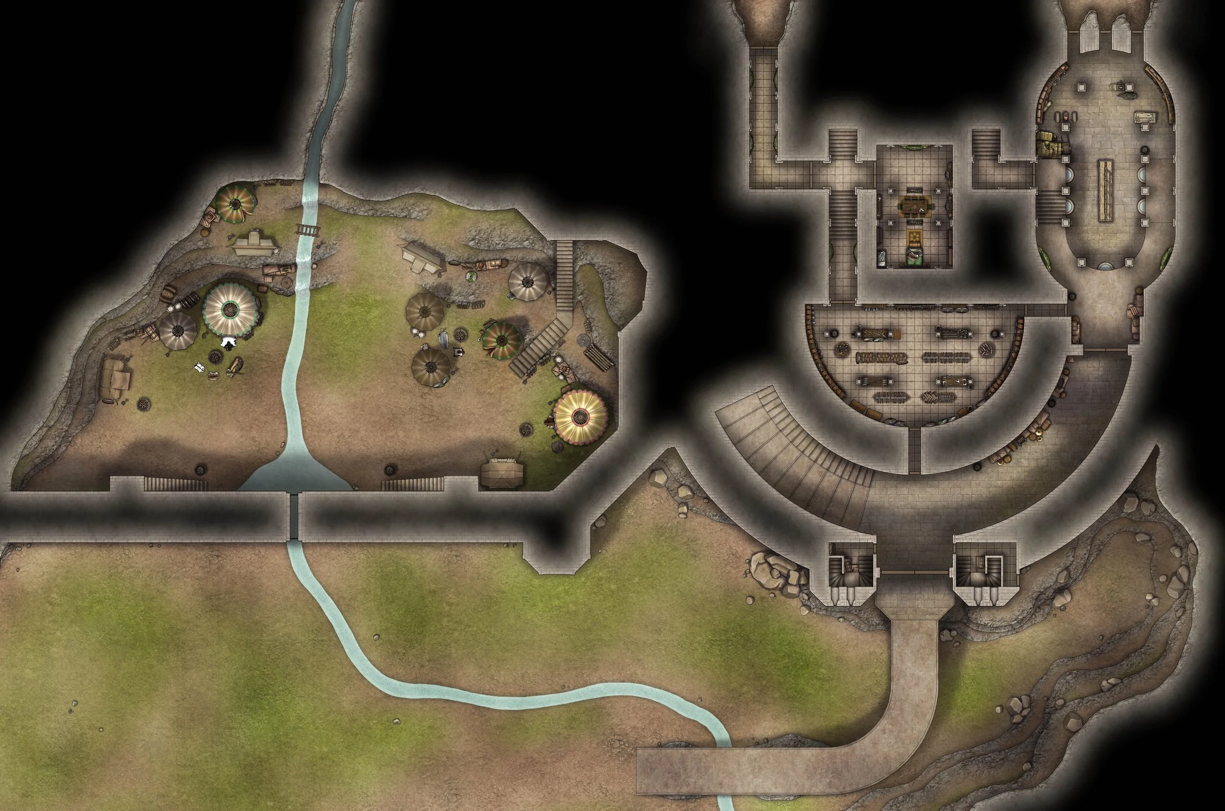 TTRPG Battlemaps - Castles, Forts & Keeps — Tom Cartos