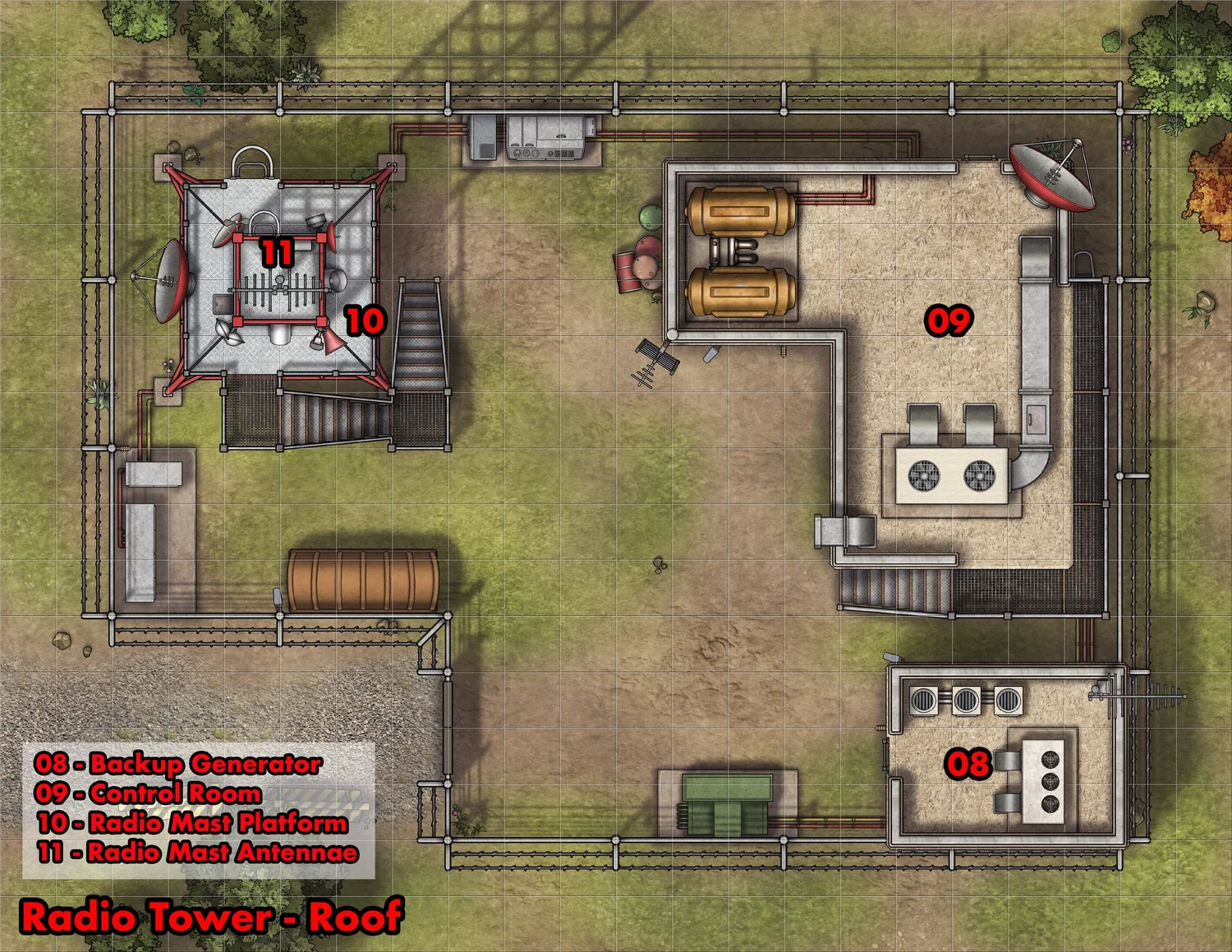 Modern TTRPG Battlemaps — Tom Cartos