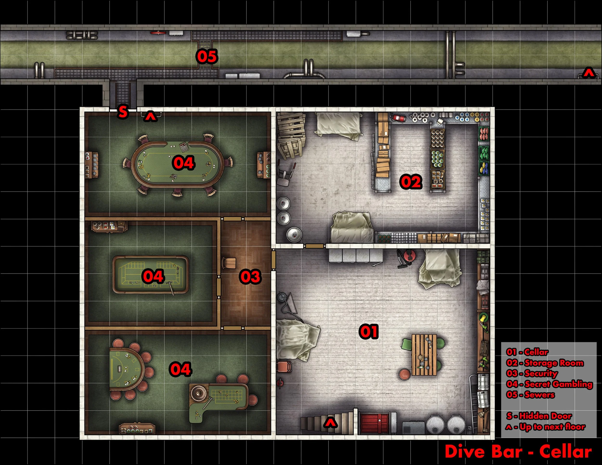 Modern TTRPG Battlemaps — Tom Cartos