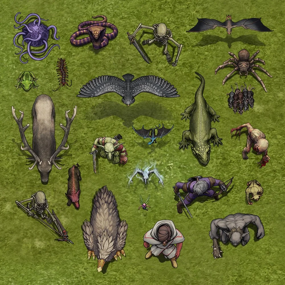 TTRPG Character & Creature Tokens — Tom Cartos