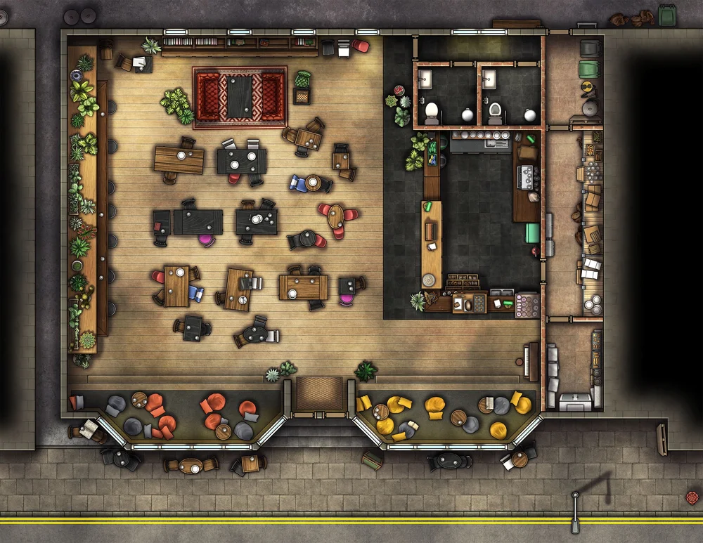 Modern TTRPG Battlemaps — Tom Cartos