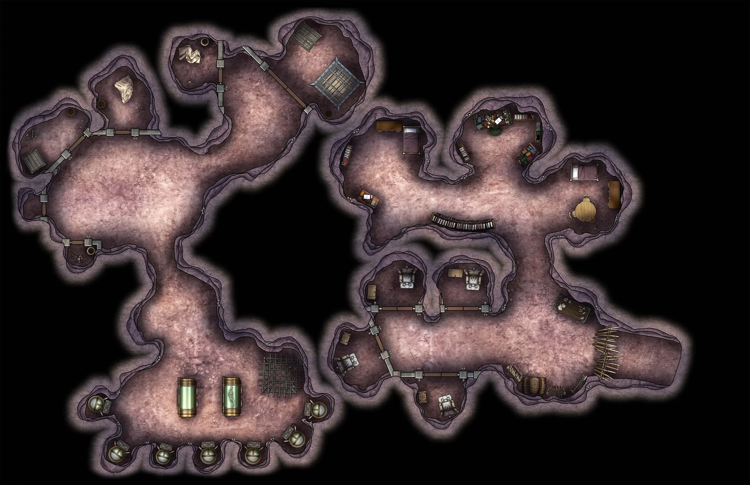 TTRPG Battlemaps - Hideouts & Lairs — Tom Cartos