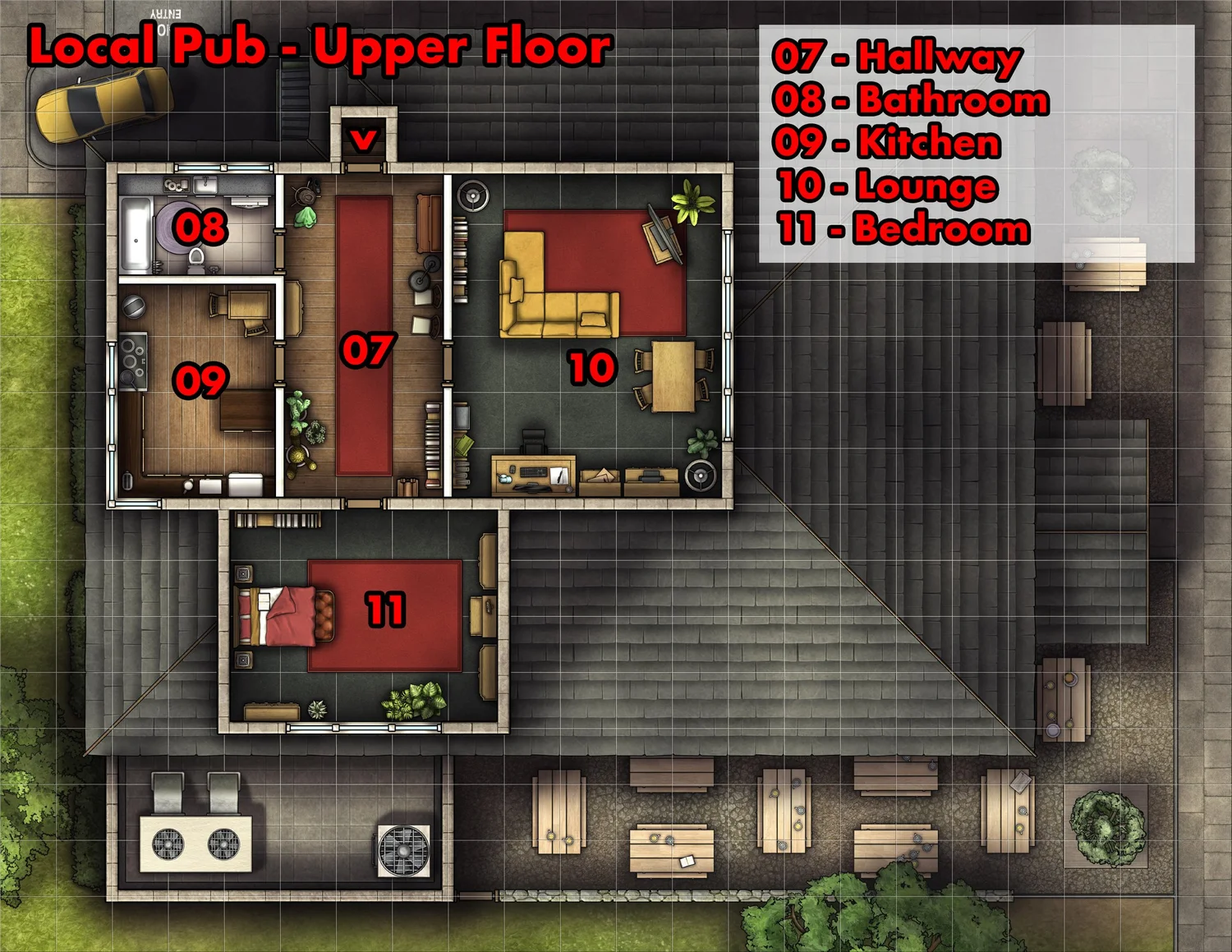 Free Modern Pub TTRPG Battlemaps — Tom Cartos