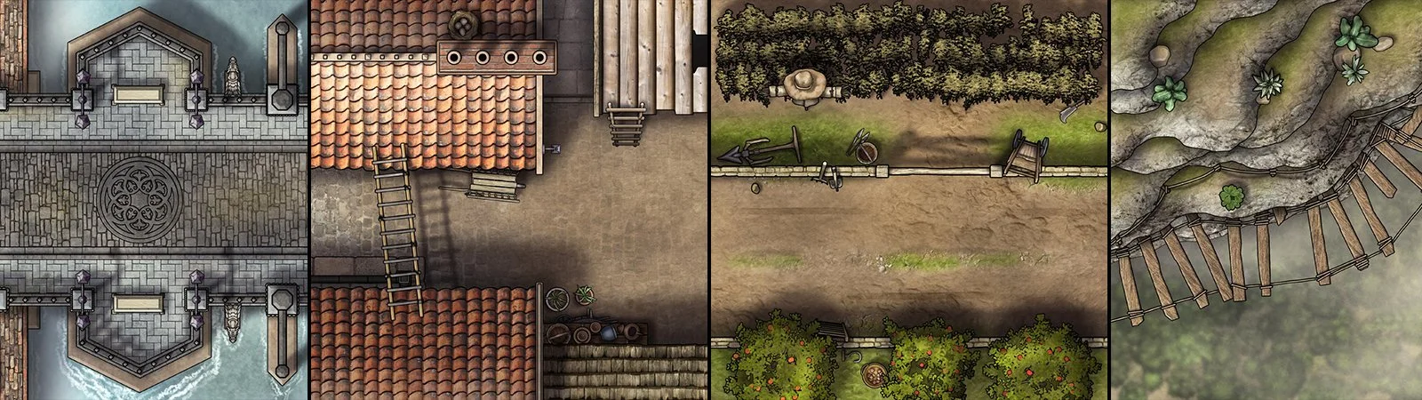 Modular Dungeon Tiles — Tom Cartos