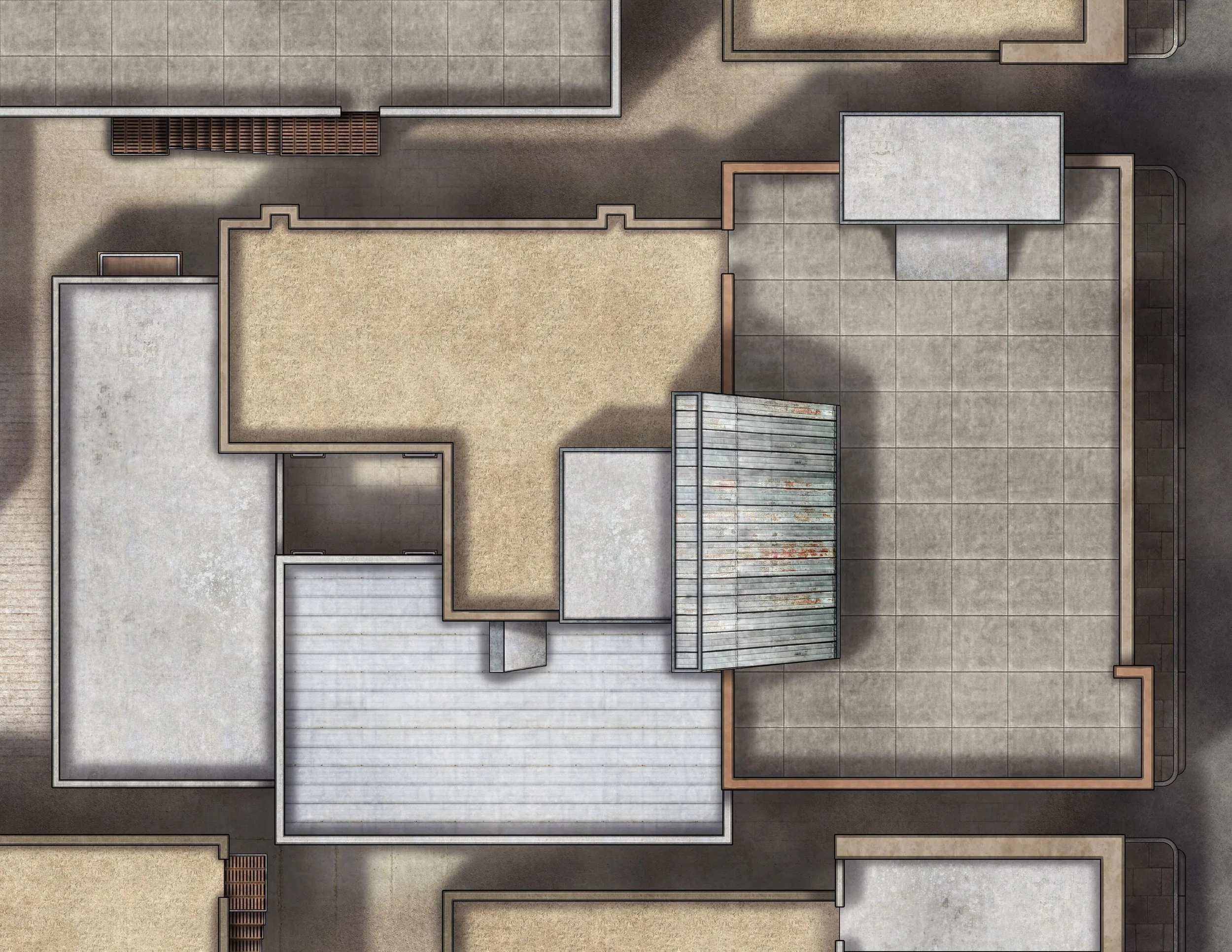 Free Modern City Streets TTRPG Battlemaps — Tom Cartos