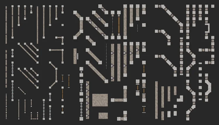 Free Modular Castle Tiles TTRPG Battlemap — Tom Cartos