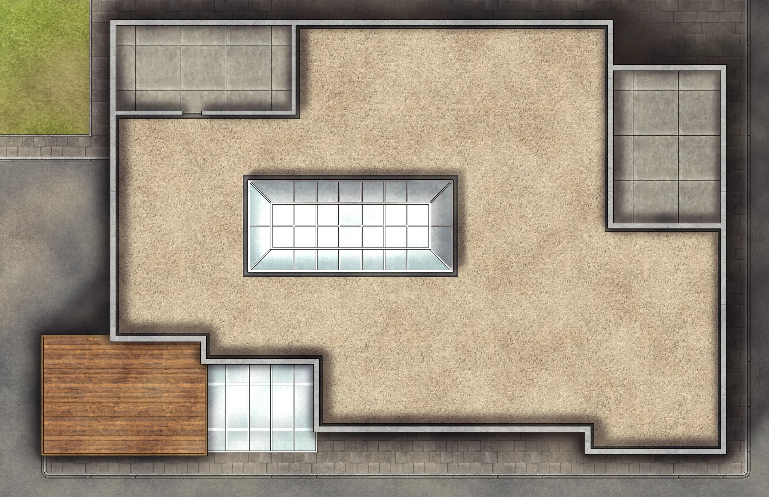 Free Modern Local Bank TTRPG Battlemaps — Tom Cartos