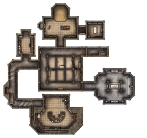Free Large Keep TTRPG Battlemap - Castles, Forts & Keeps — Tom Cartos