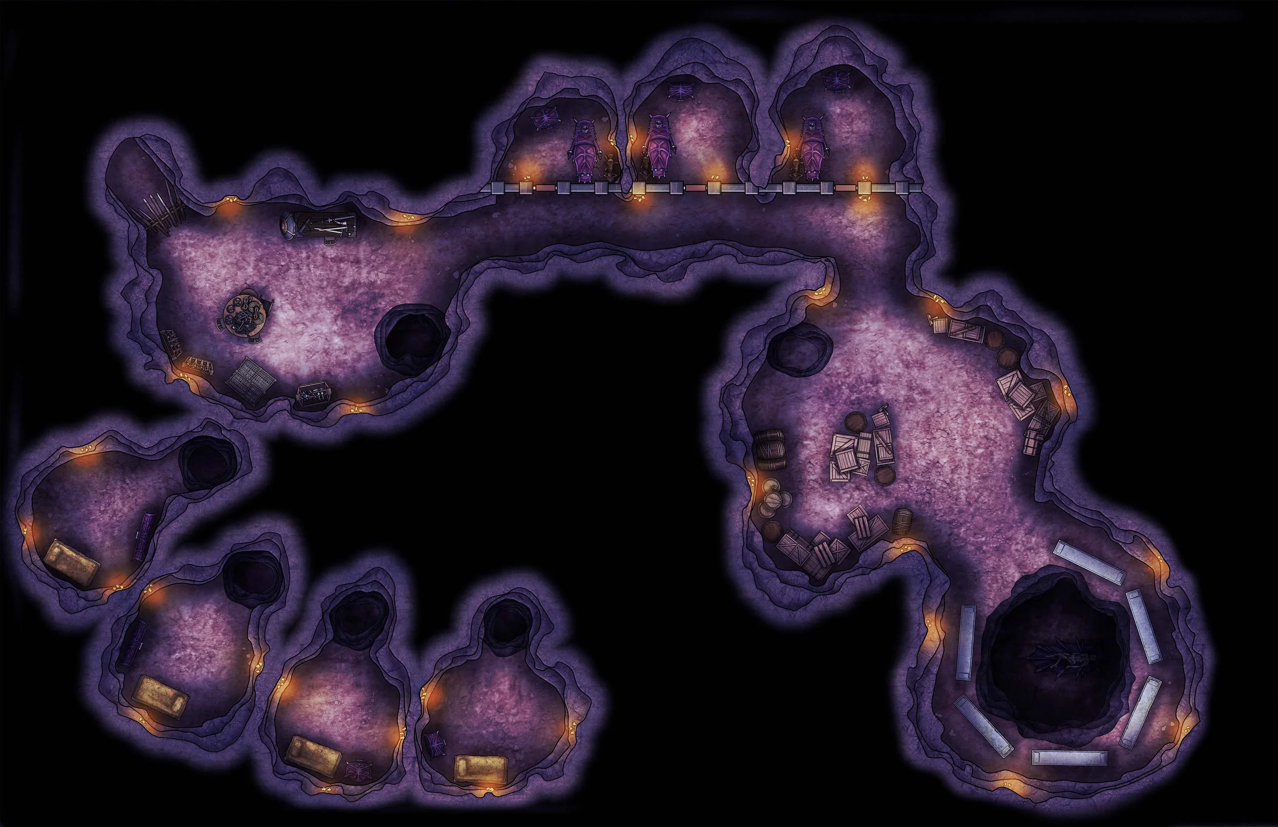 TTRPG Battlemaps - Hideouts & Lairs — Tom Cartos