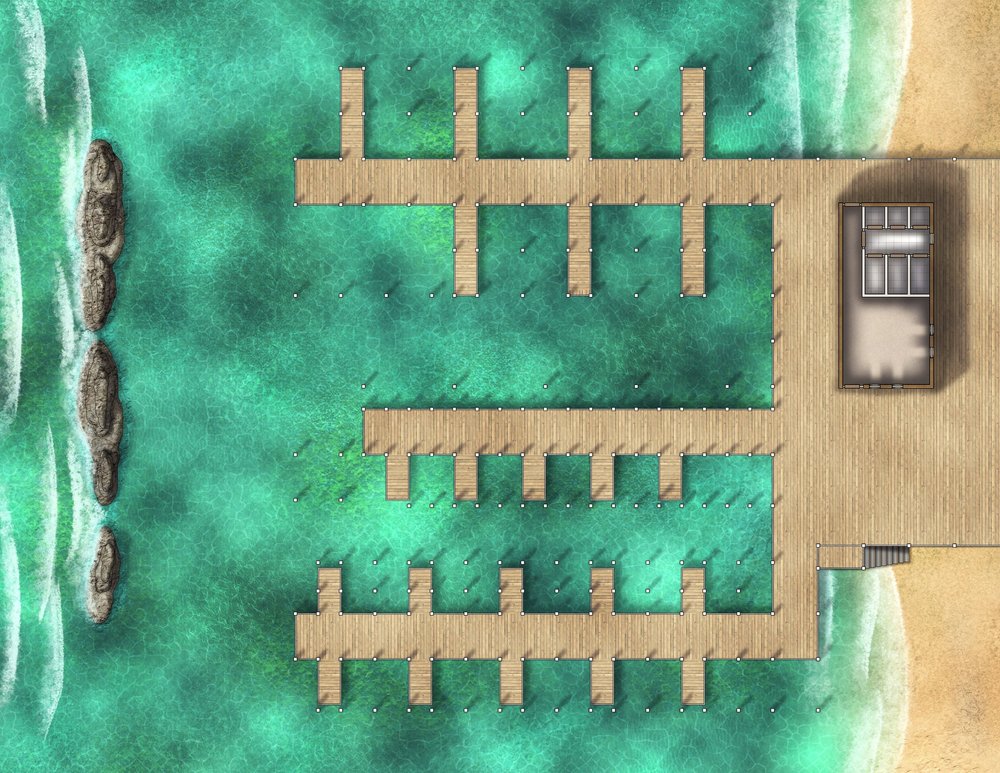 Modern TTRPG Battlemaps — Tom Cartos