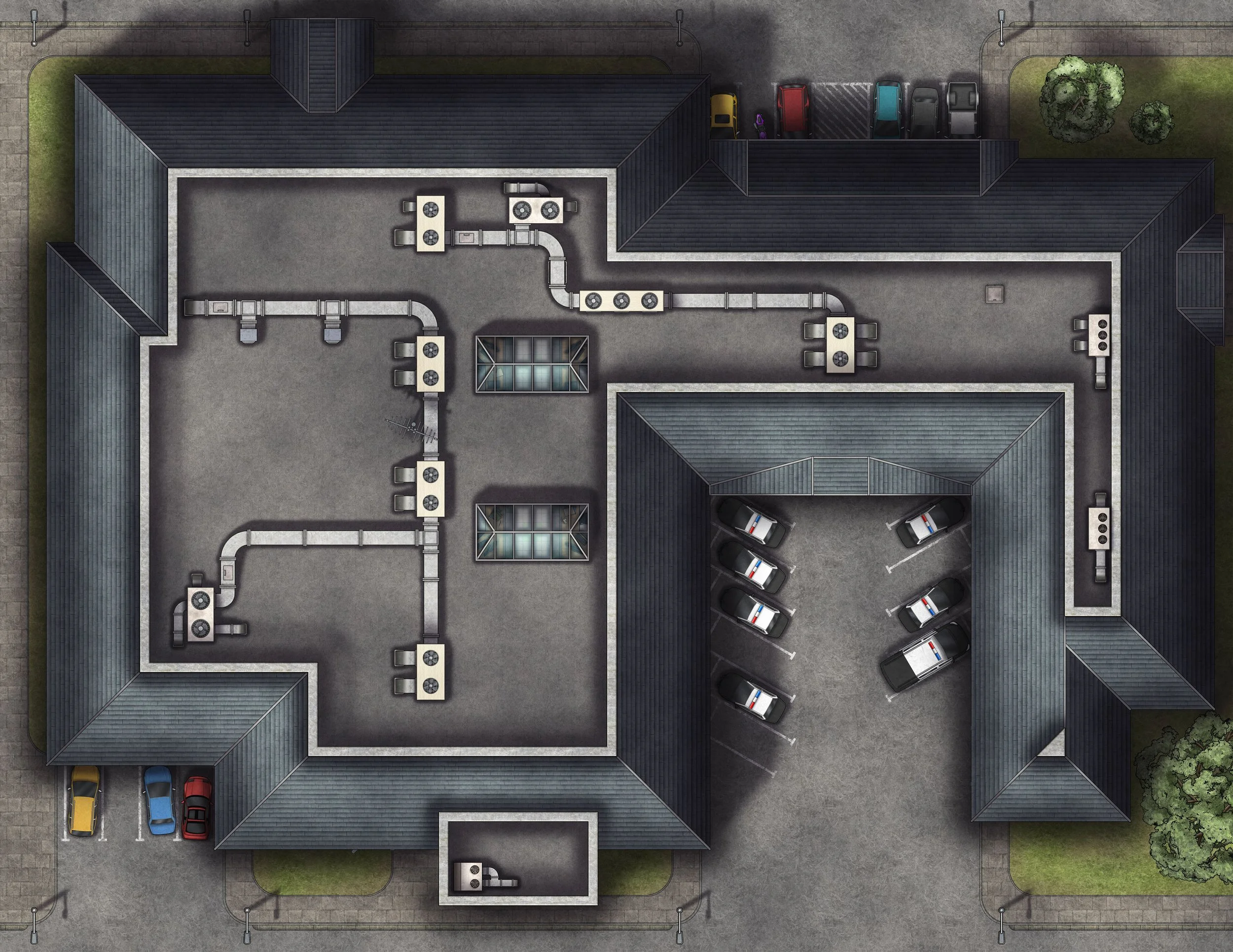 Modern TTRPG Battlemaps — Tom Cartos