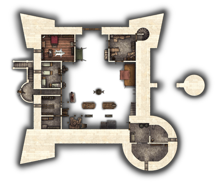TTRPG Battlemaps - Castles, Forts & Keeps — Tom Cartos