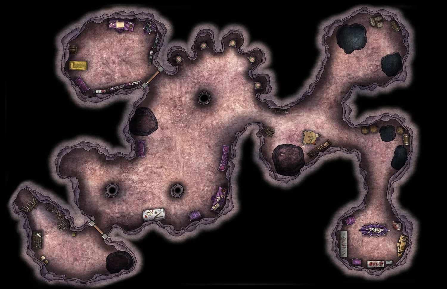 TTRPG Battlemaps - Hideouts & Lairs — Tom Cartos