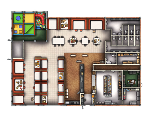Modern TTRPG Battlemaps — Tom Cartos