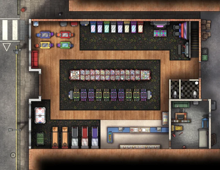 Modern TTRPG Battlemaps — Tom Cartos