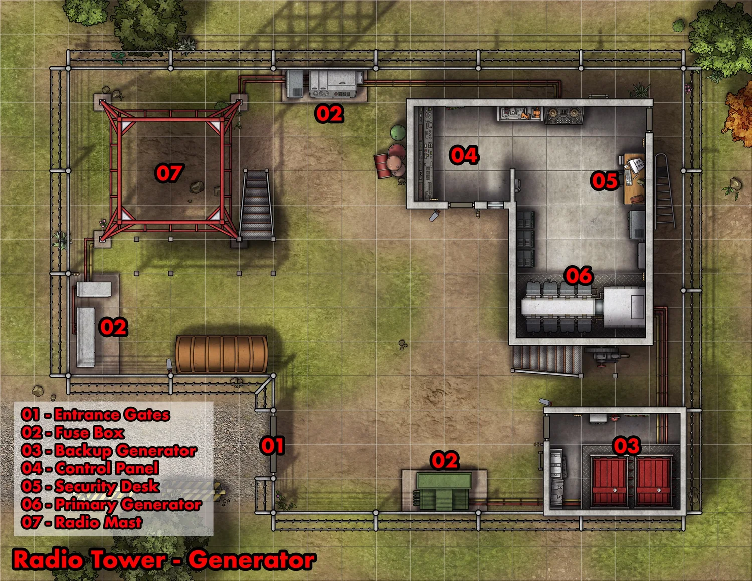 Modern TTRPG Battlemaps — Tom Cartos