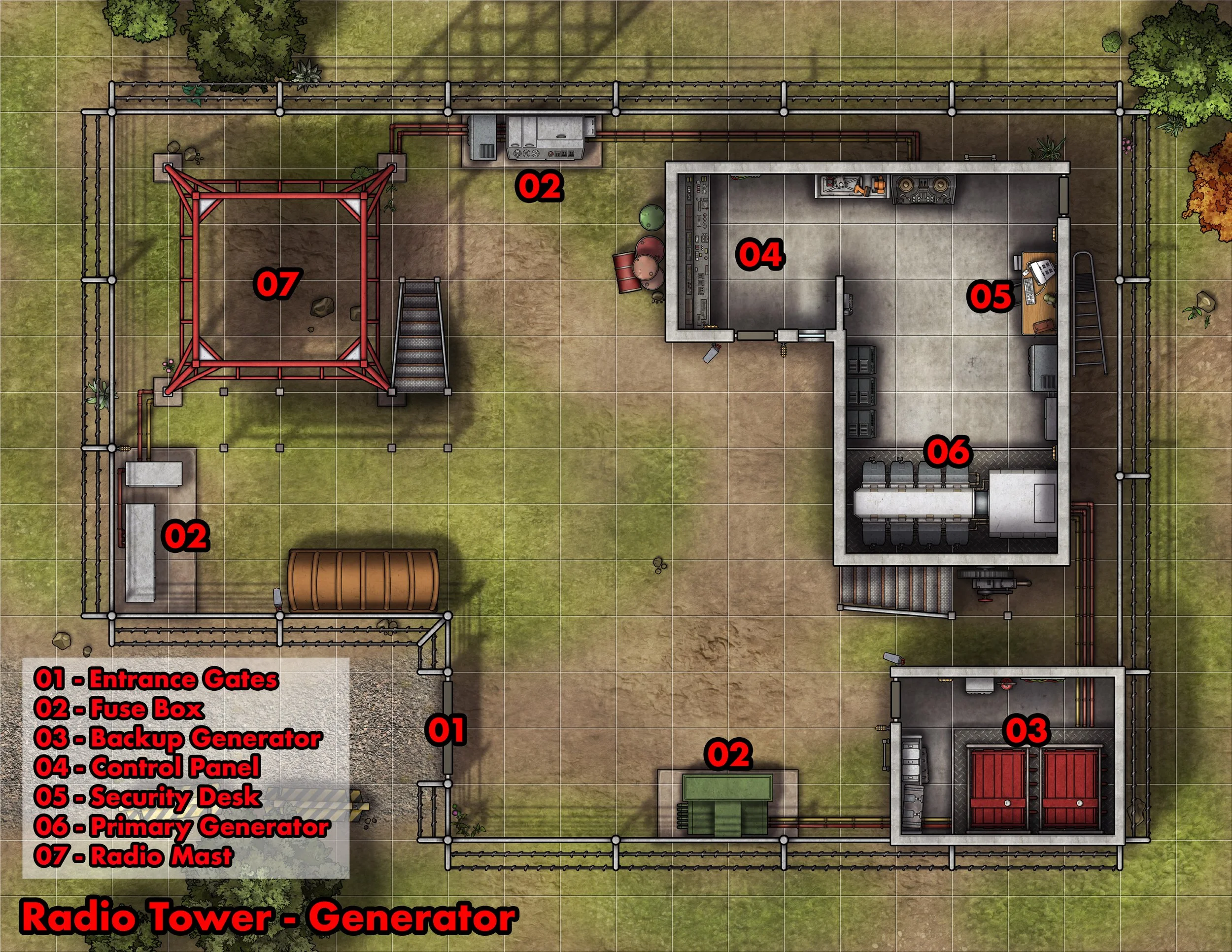 Modern TTRPG Battlemaps — Tom Cartos