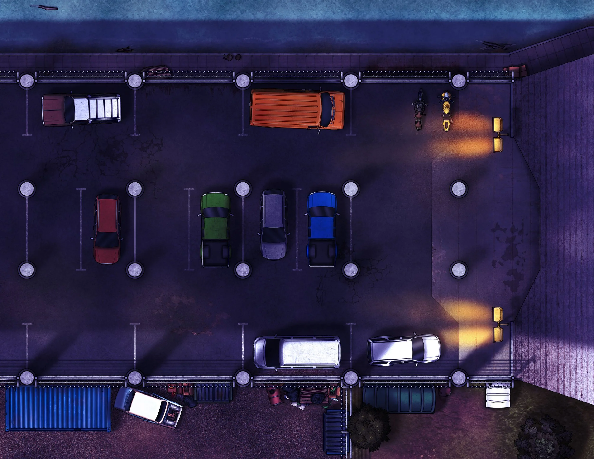 Free Modern City Streets TTRPG Battlemaps — Tom Cartos
