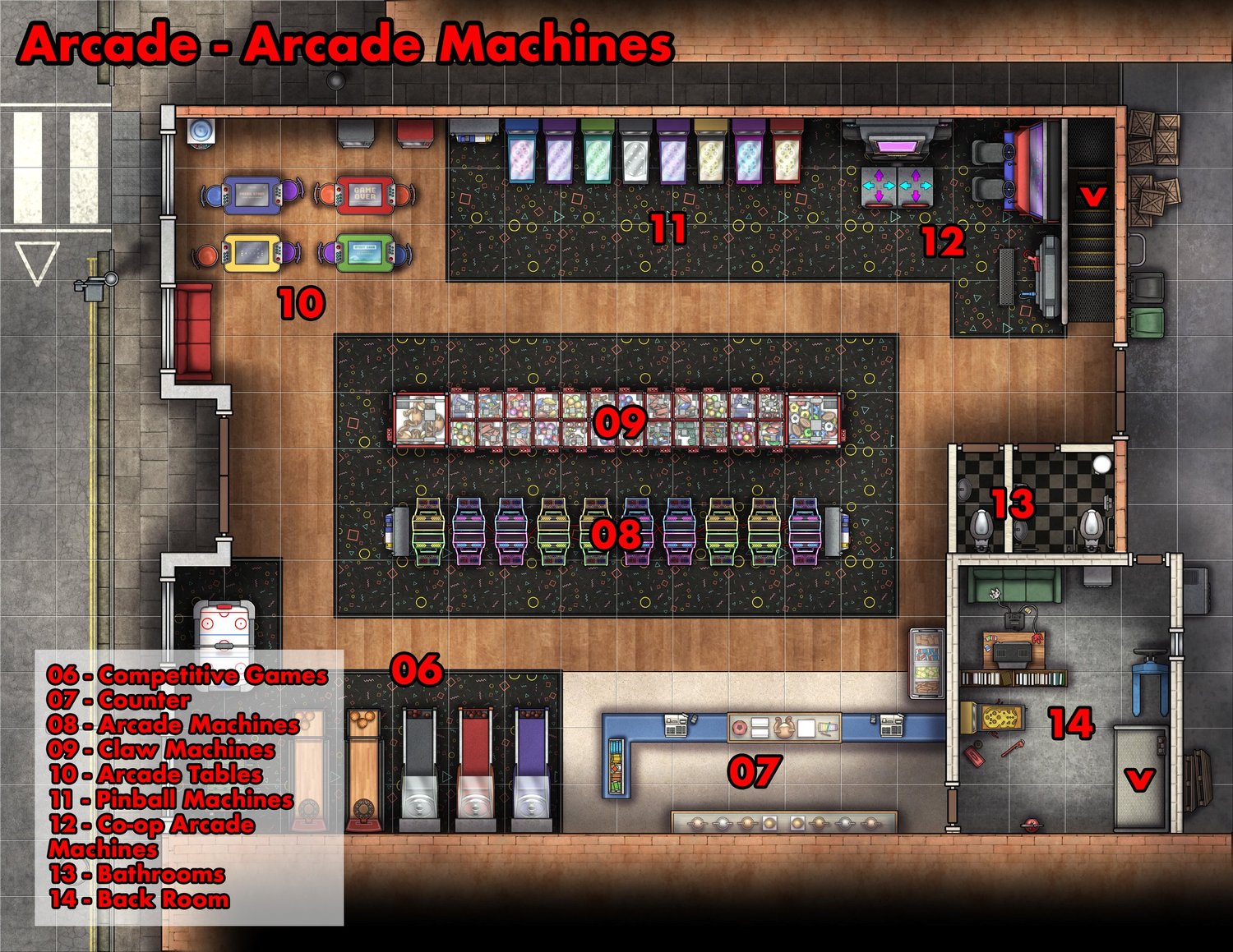 Modern TTRPG Battlemaps — Tom Cartos