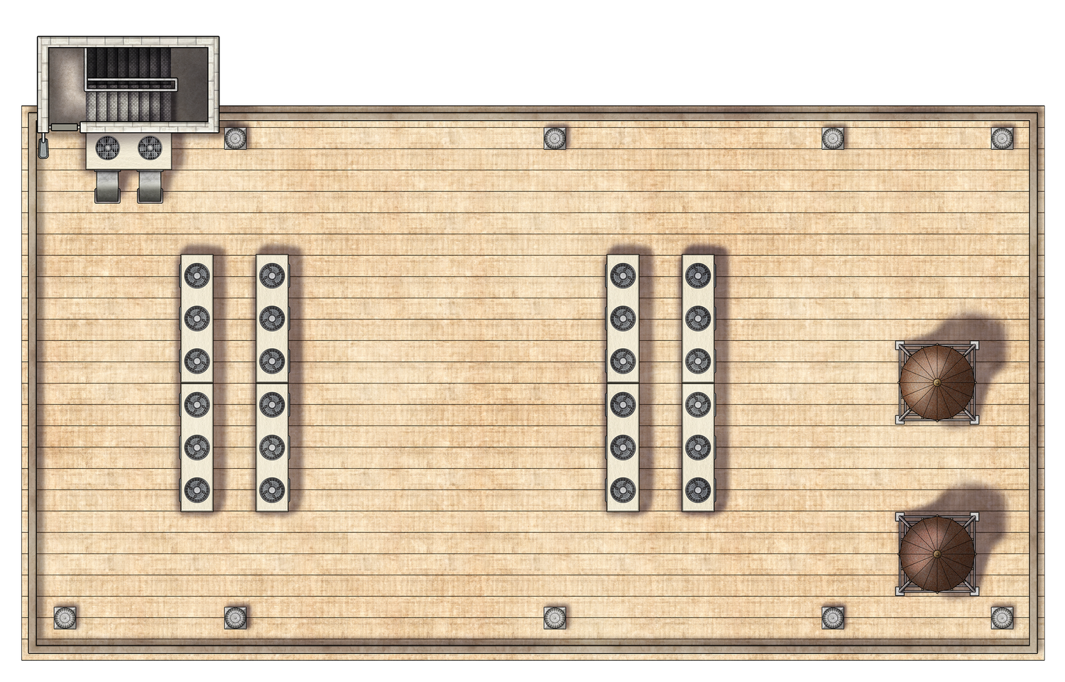 Free Modern Prison TTRPG Battlemaps — Tom Cartos