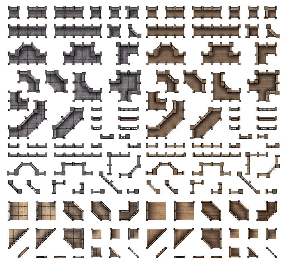 Free Bastion TTRPG Battlemaps - Modular Tile Sets — Tom Cartos