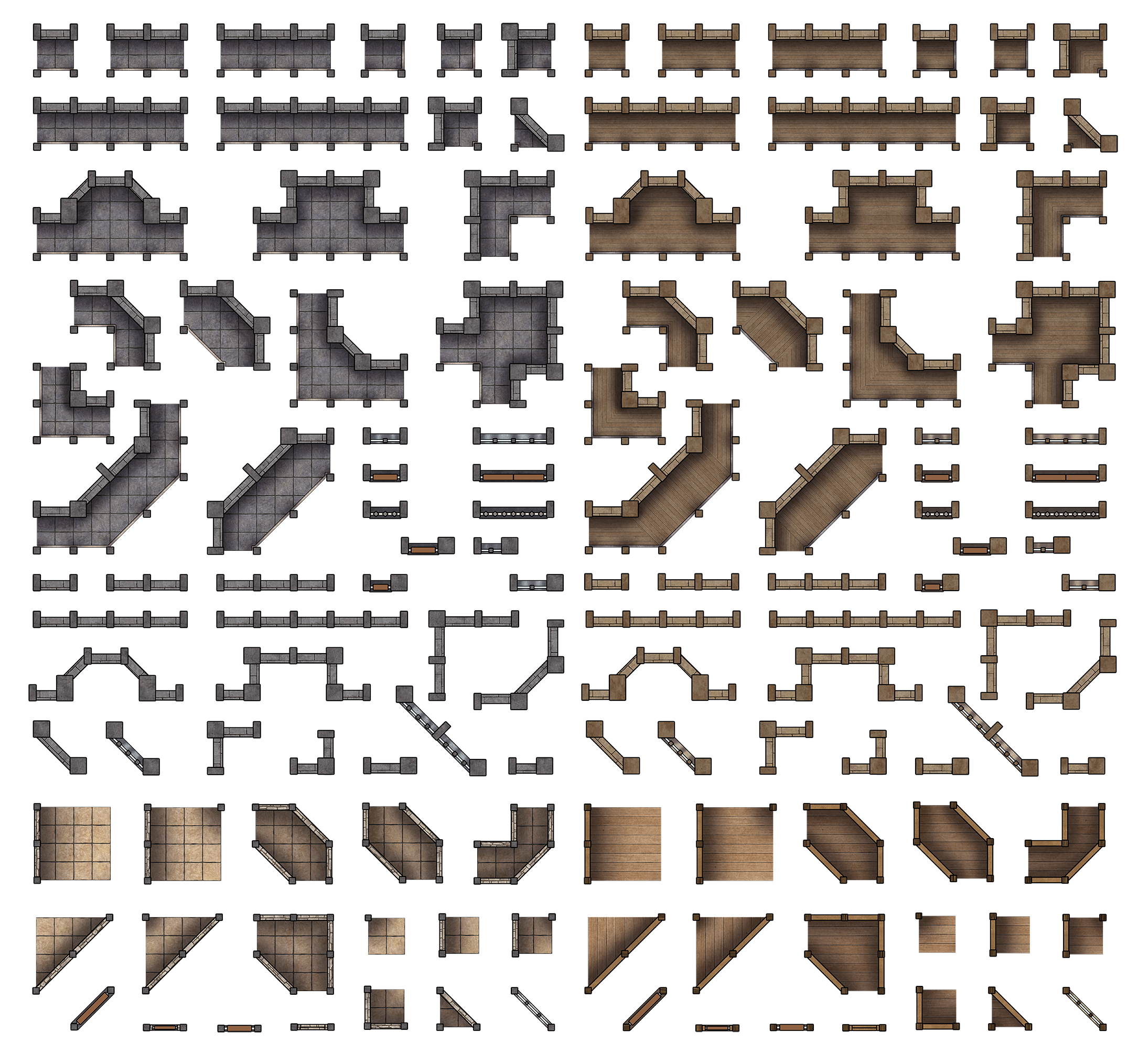 Free Bastion TTRPG Battlemaps - Modular Tile Sets — Tom Cartos