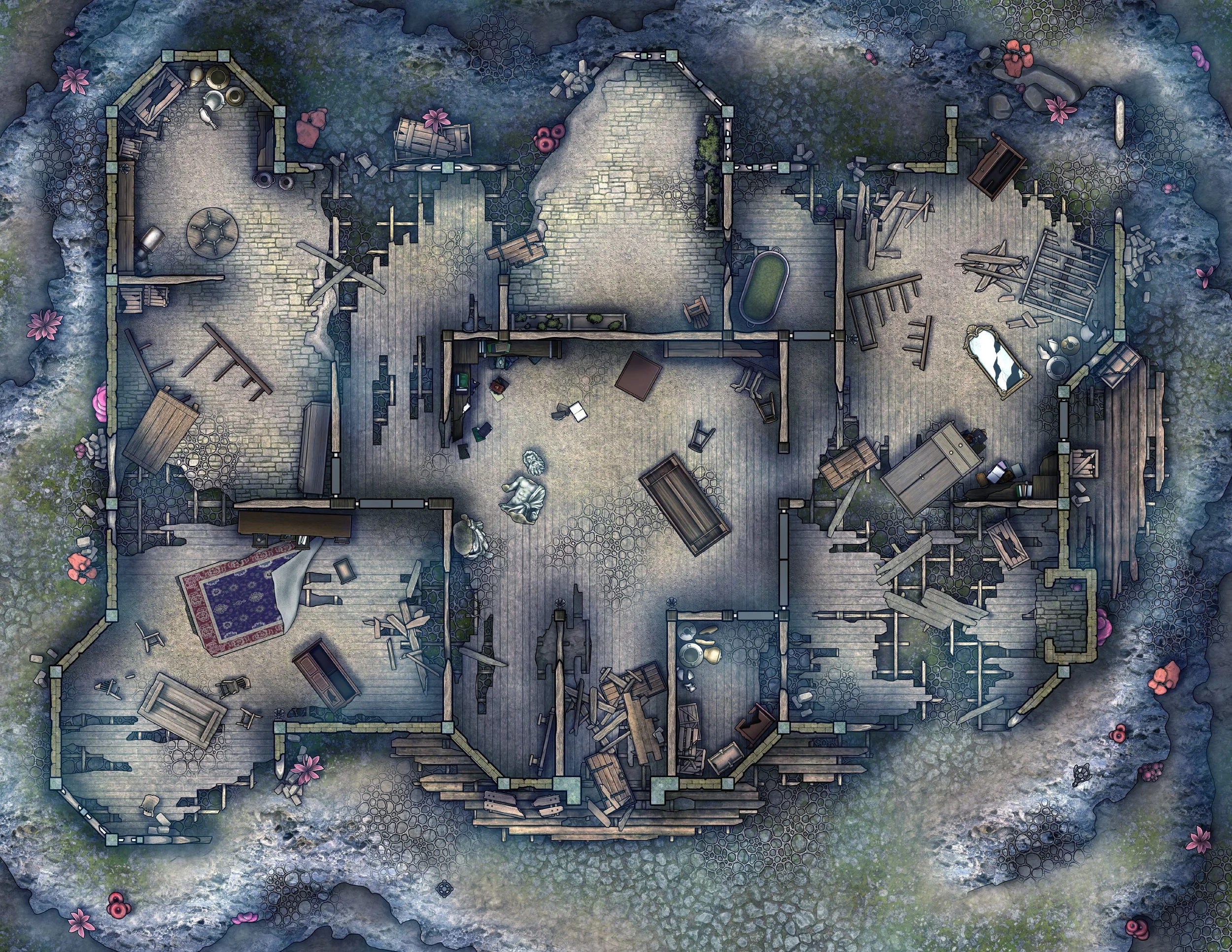 Free Shadowfell Battlemaps by Tom Cartos — Tom Cartos