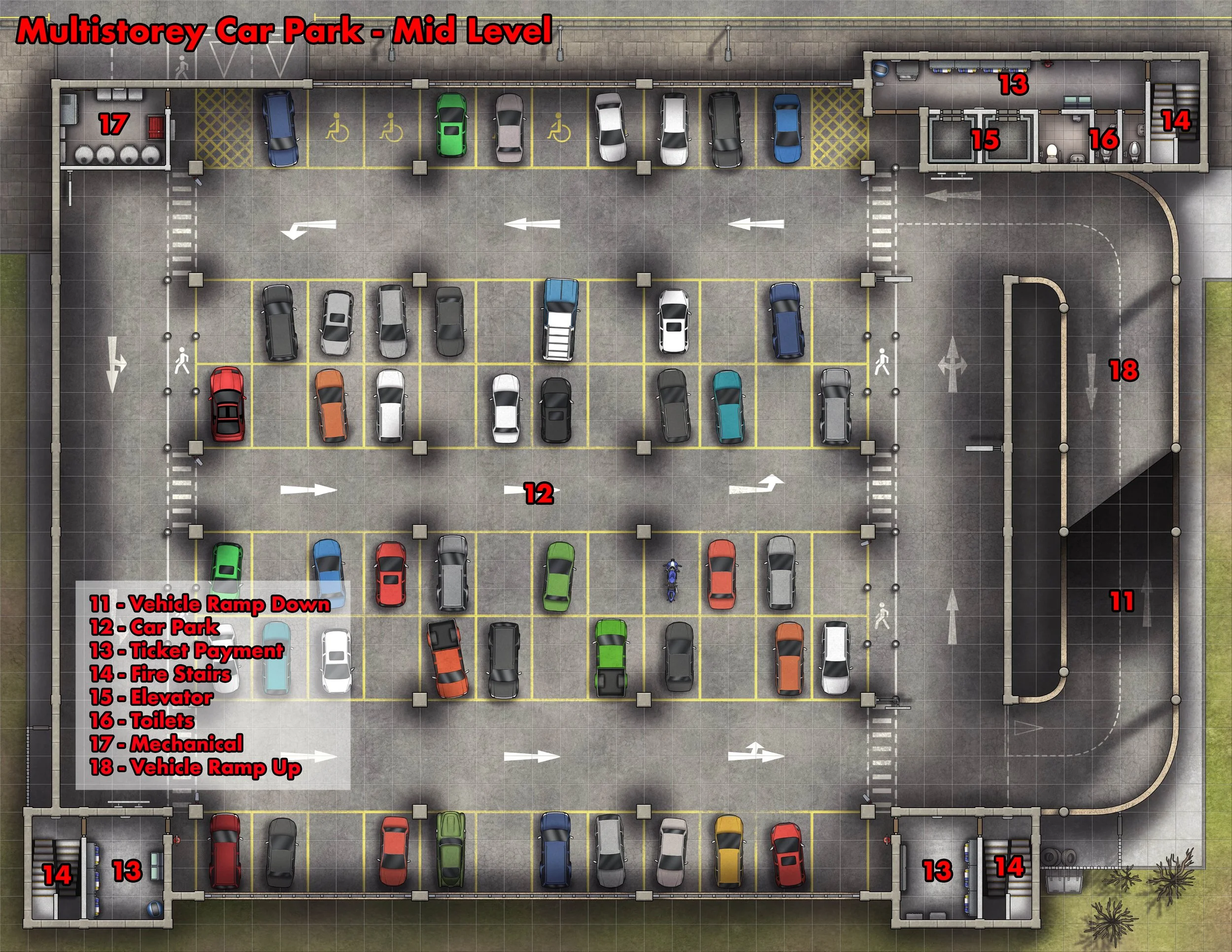 Modern TTRPG Battlemaps — Tom Cartos