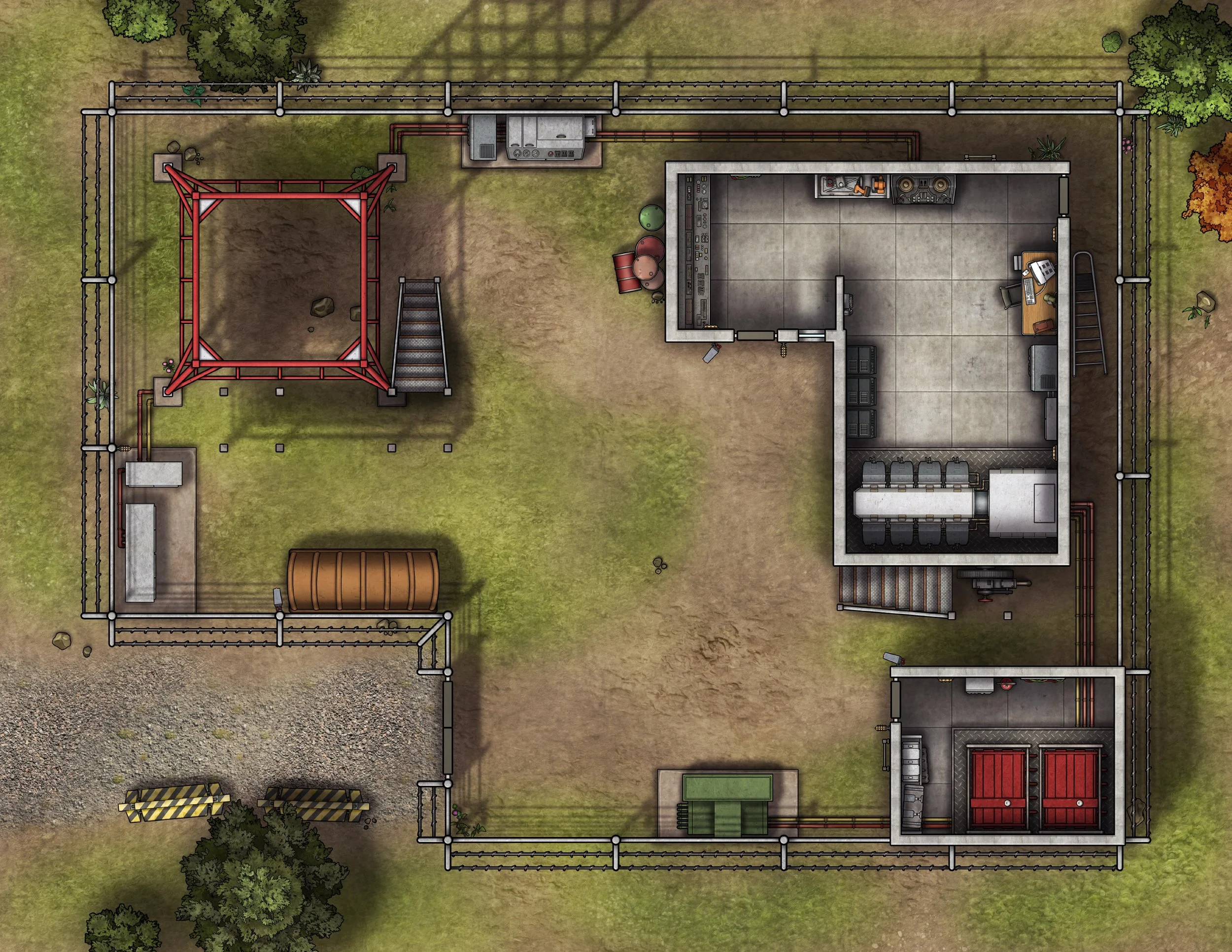 Modern TTRPG Battlemaps — Tom Cartos