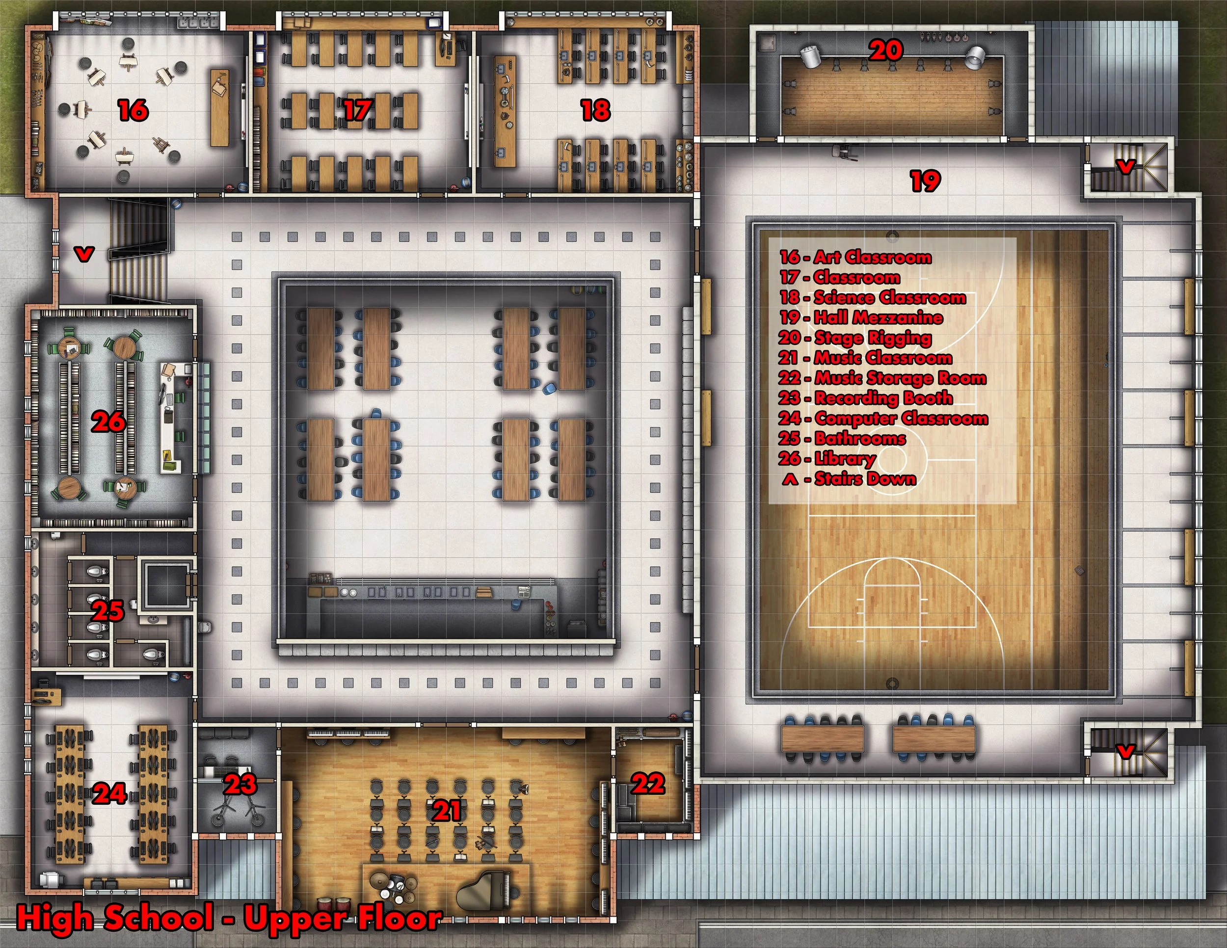 Modern TTRPG Battlemaps — Tom Cartos