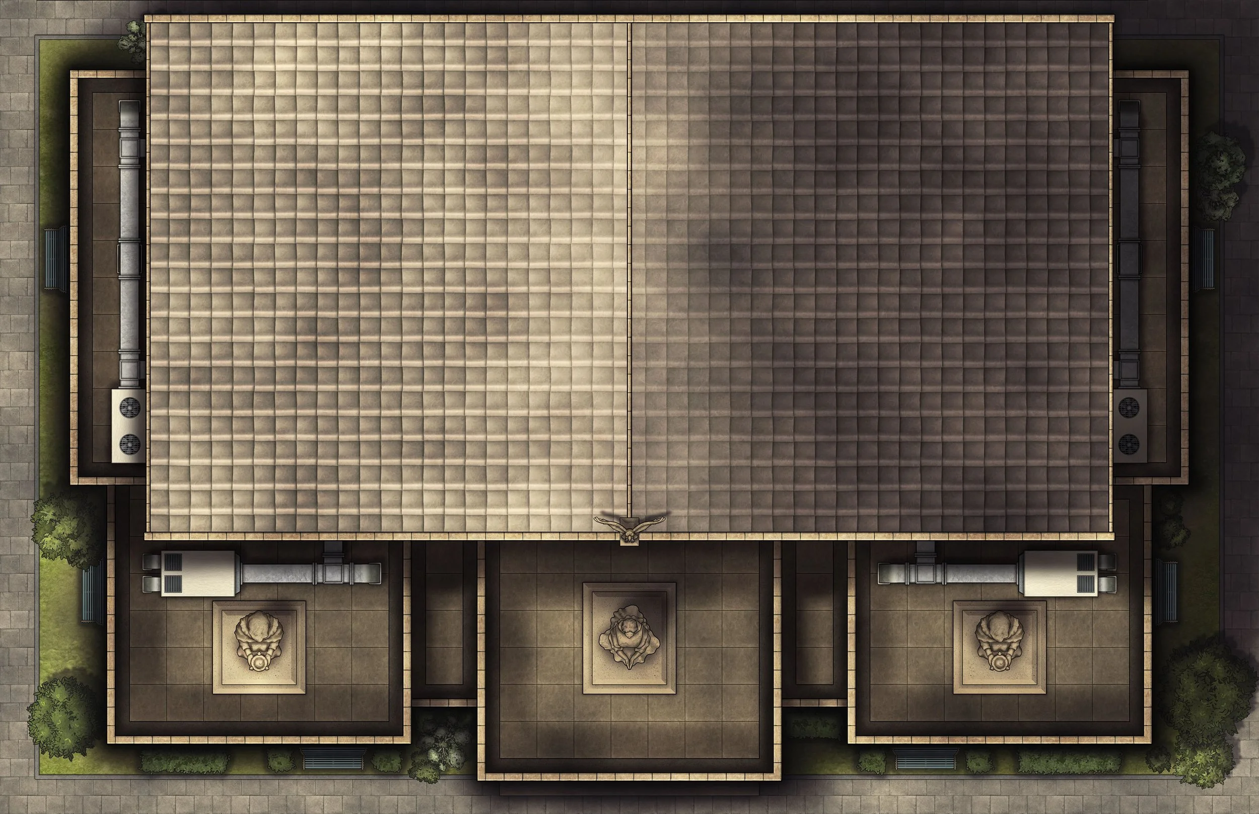 Free Modern Library TTRPG Battlemaps — Tom Cartos