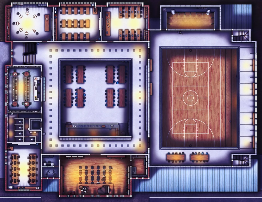 Modern TTRPG Battlemaps — Tom Cartos