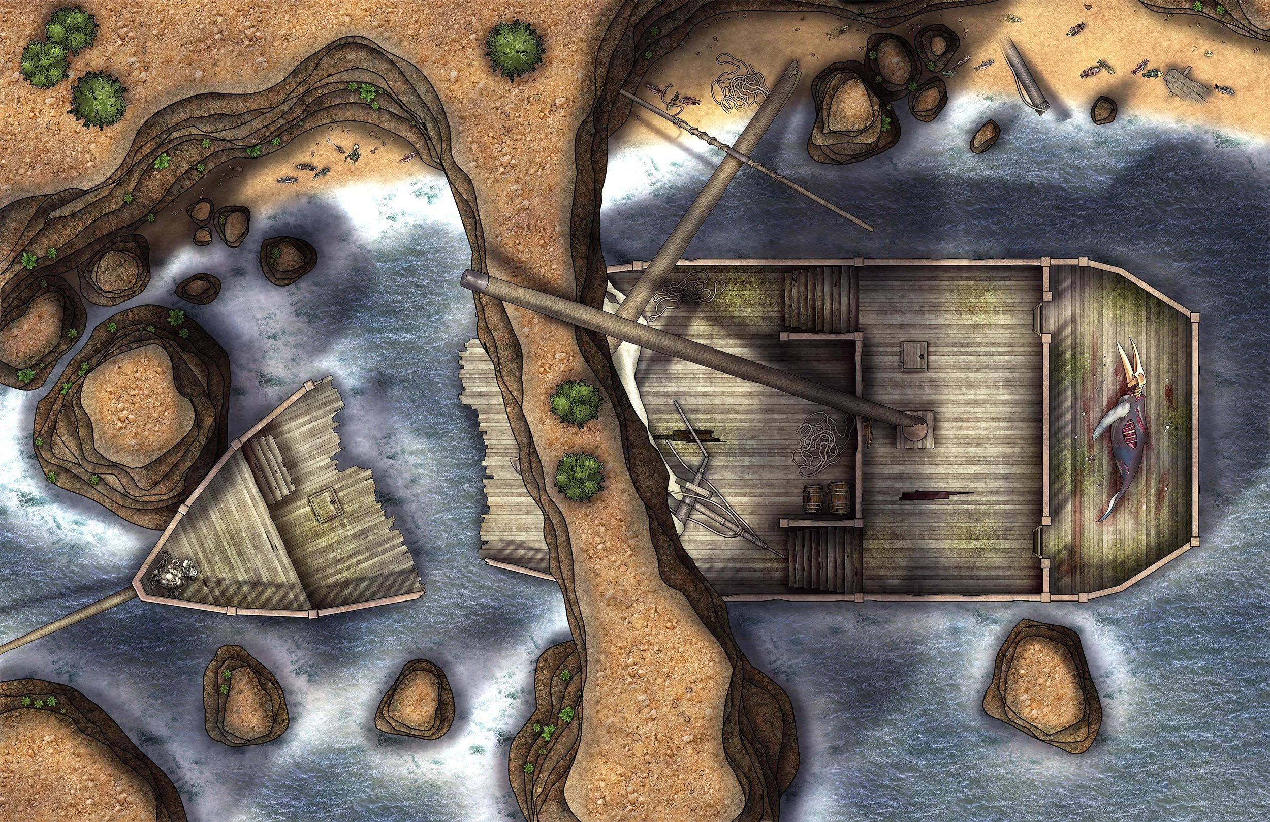 TTRPG Battlemaps - Hideouts & Lairs — Tom Cartos