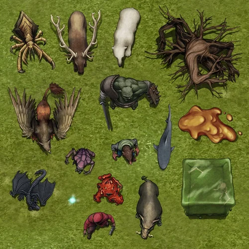 TTRPG Character & Creature Tokens — Tom Cartos