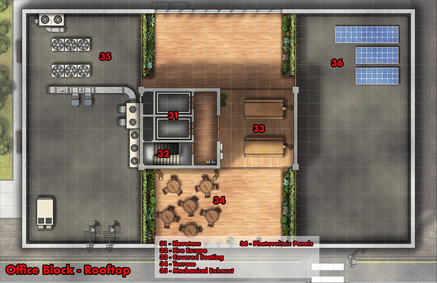 Modern TTRPG Battlemaps — Tom Cartos