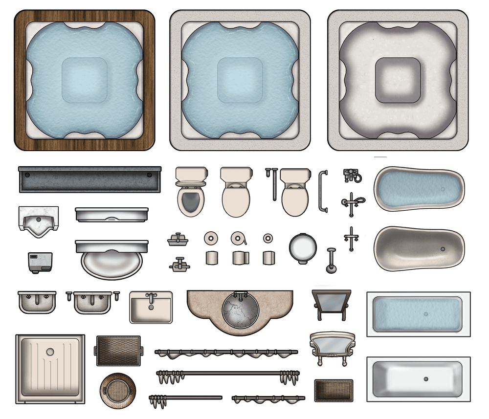 Tom Cartos Modern Battlemap Asset Gallery — Tom Cartos
