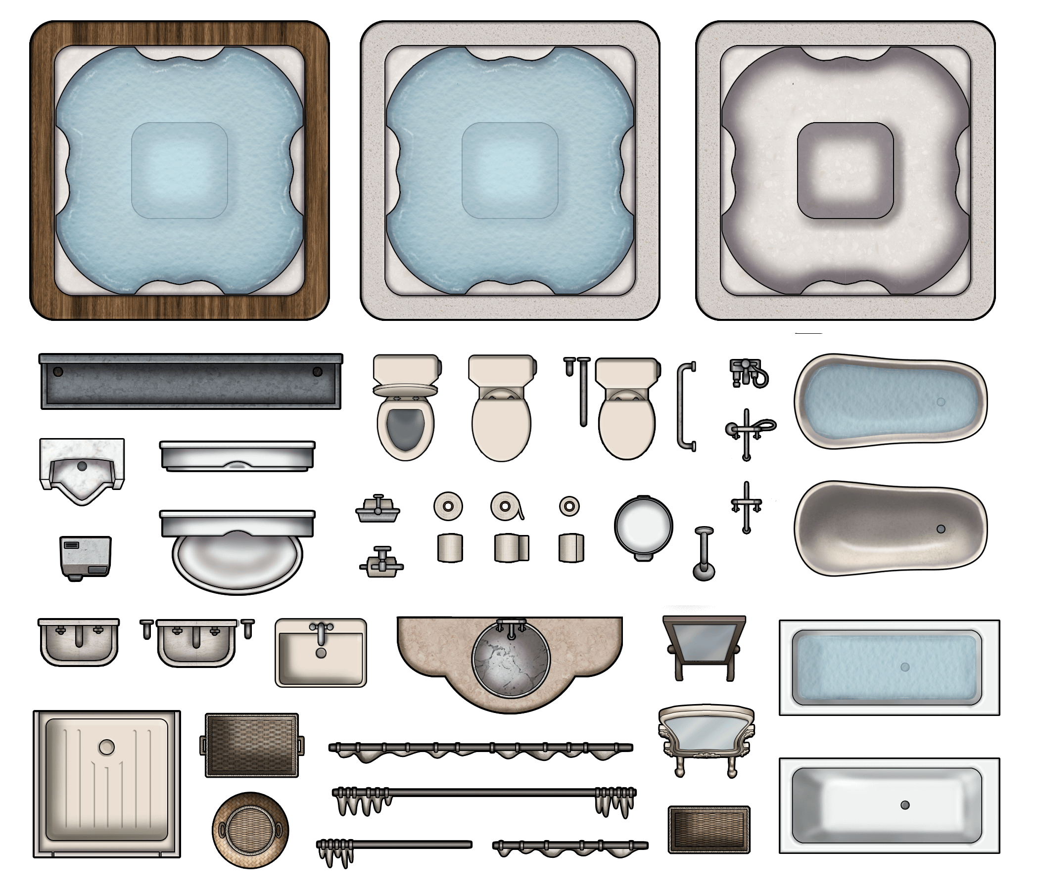 Tom Cartos Modern Battlemap Asset Gallery — Tom Cartos