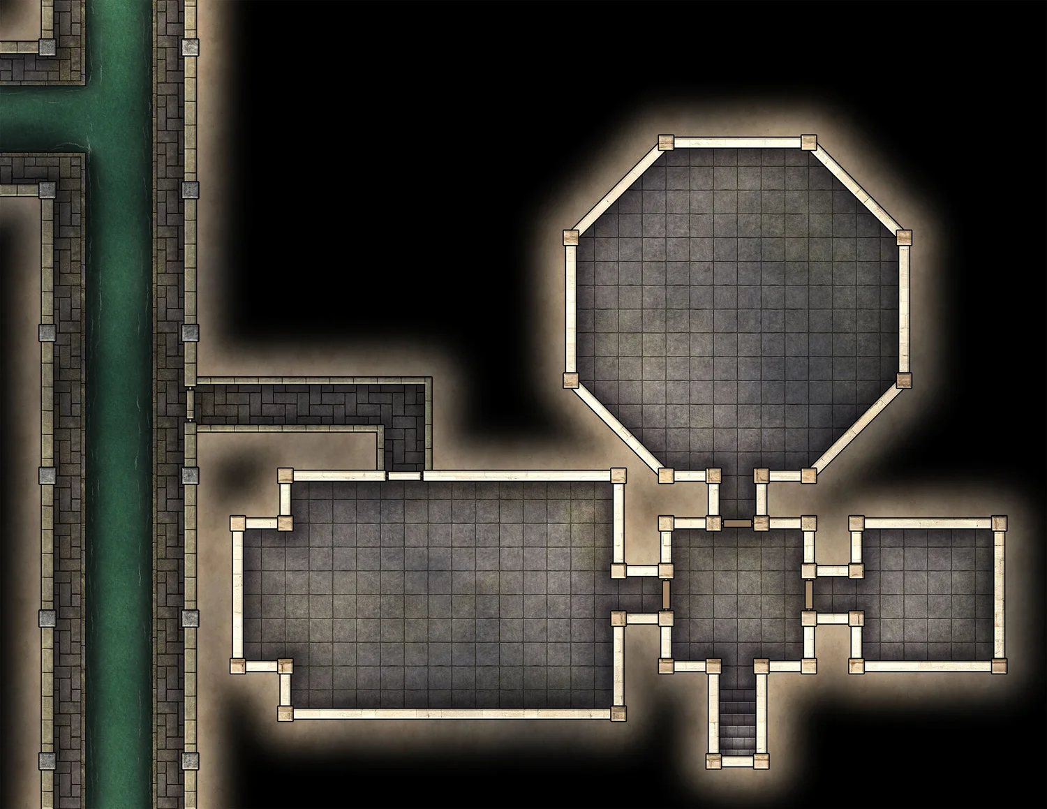 Free Governors Mansion TTRPG Battlemap - Mansions, Manors & Palaces ...