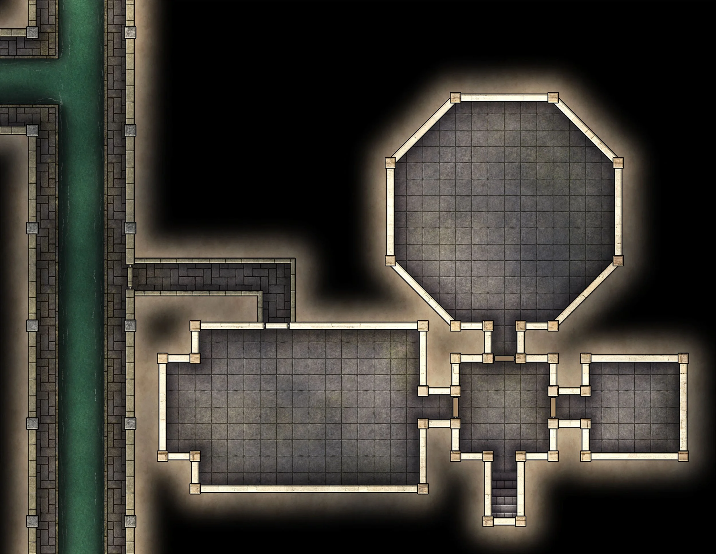 Free Governors Mansion TTRPG Battlemap - Mansions, Manors & Palaces ...