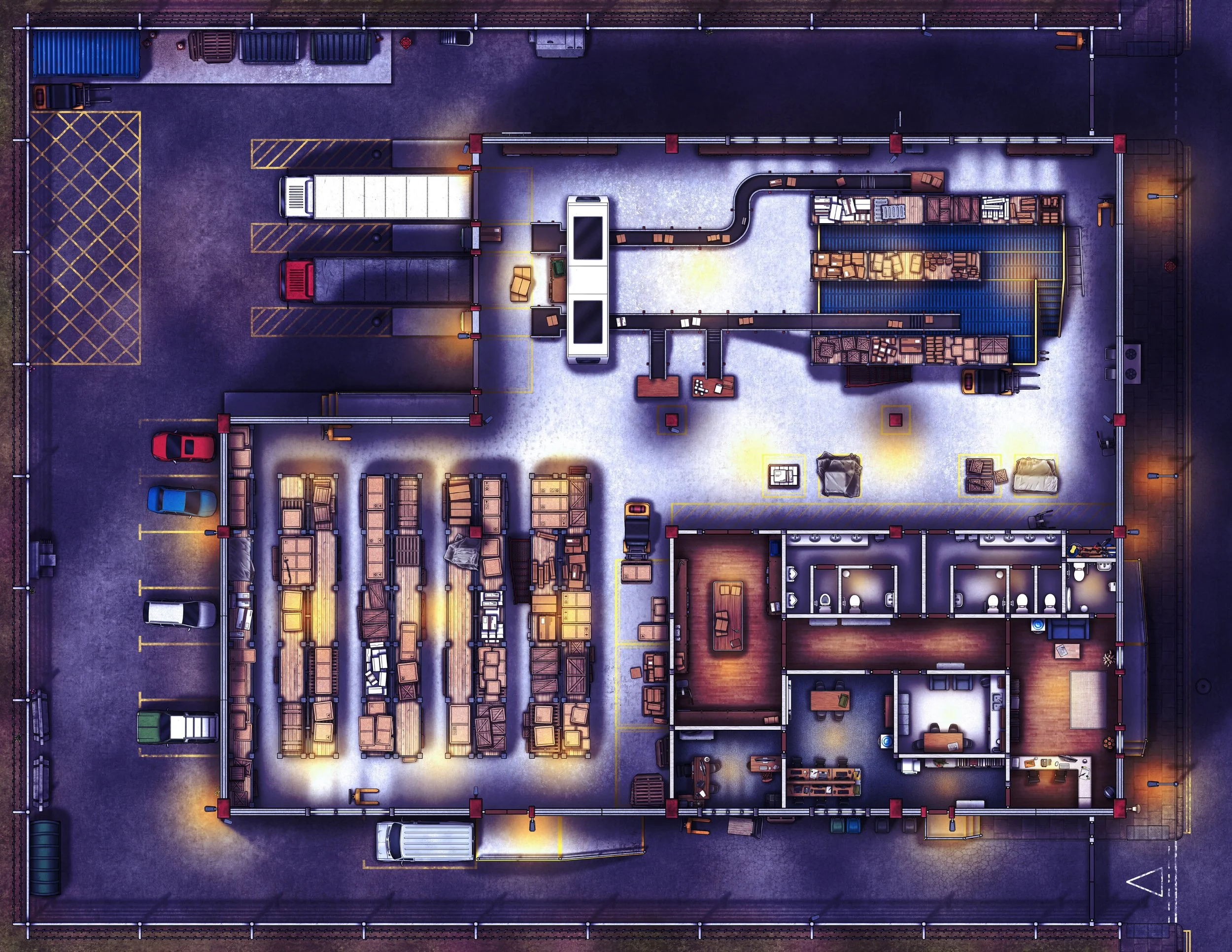 Modern TTRPG Battlemaps — Tom Cartos